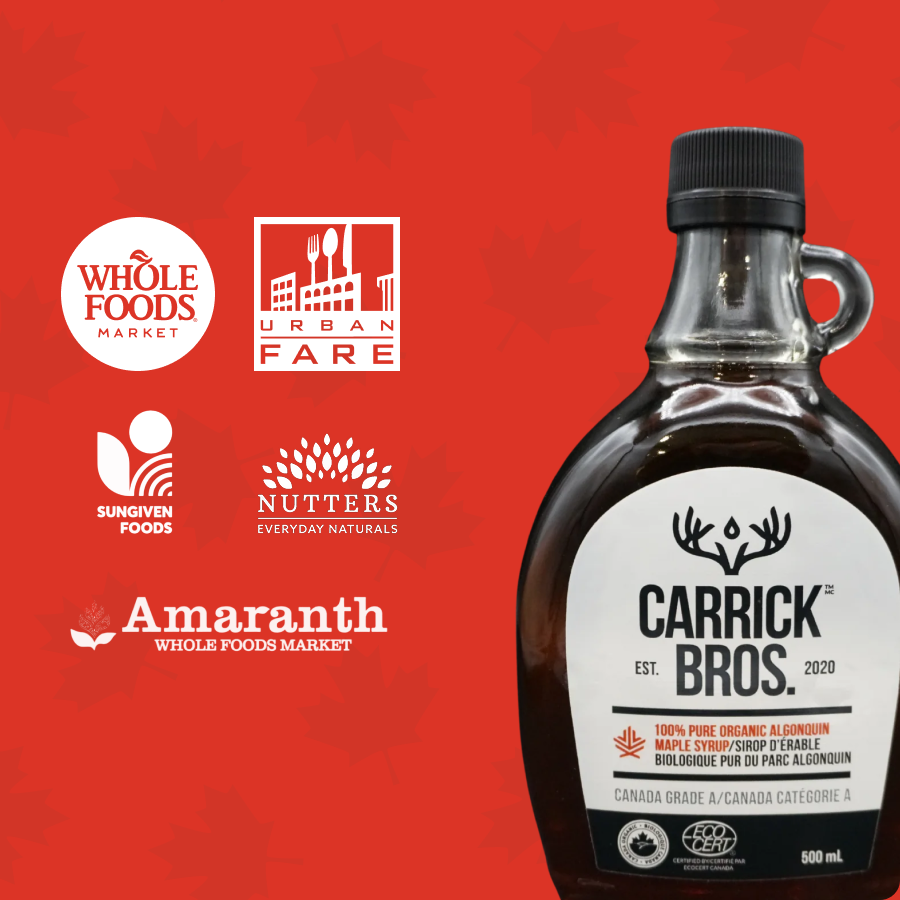 Pure Algonquin Maple Syrup Shipped Across Canada | Carrick Bros.