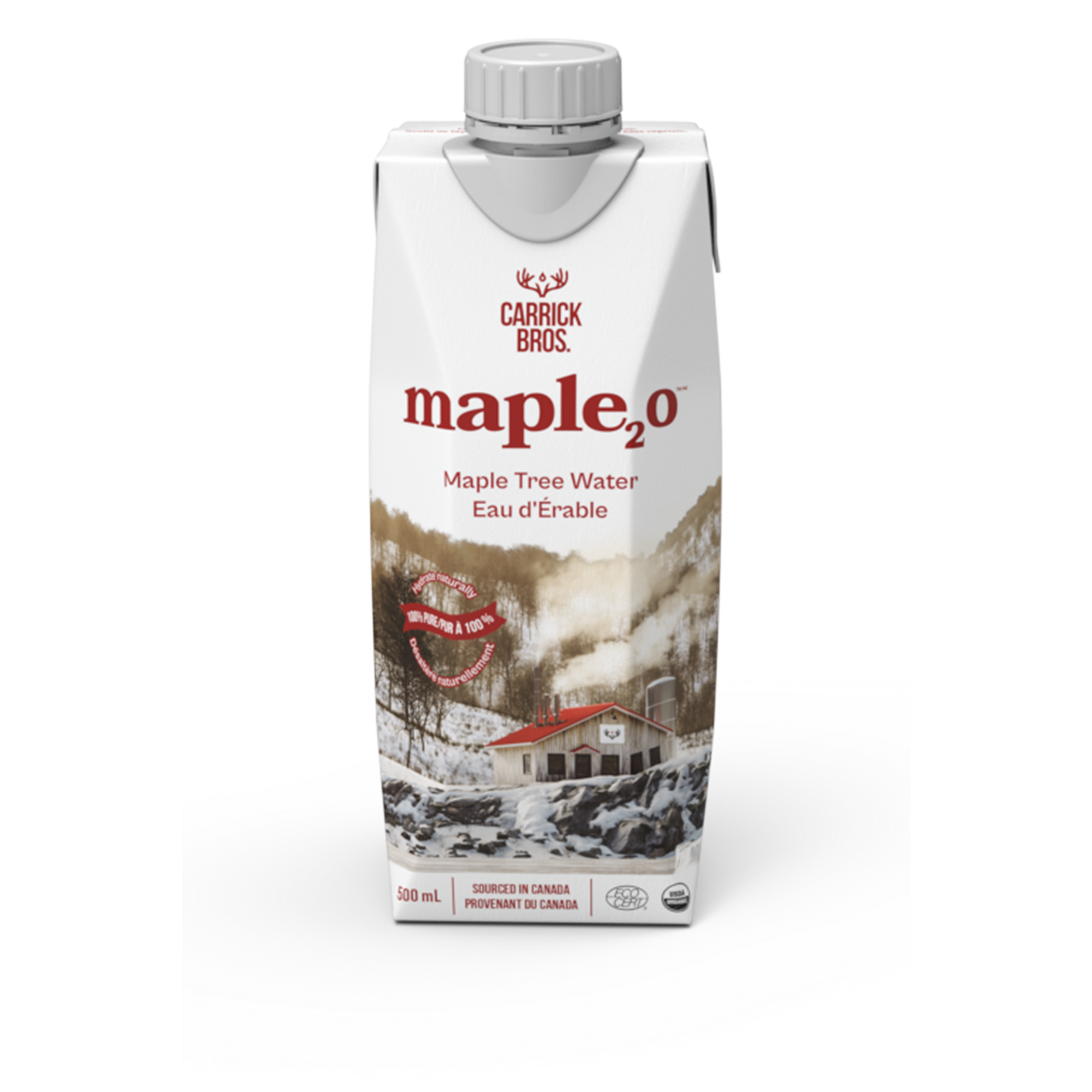 Maple₂O™ | Organic Maple Water from South Algonquin | Carrick Bros.